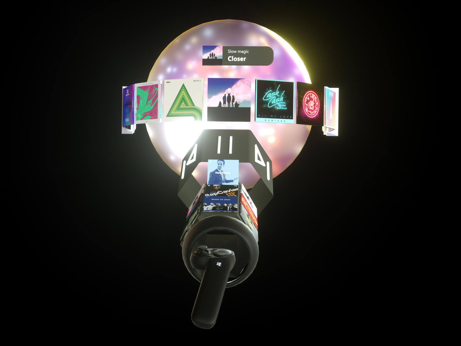 6DOF Music Menu by Colin Moll on Dribbble