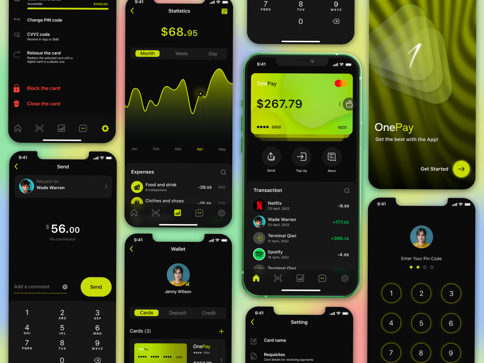 Mobile Banking - UI/UX design by Tania Nest on Dribbble