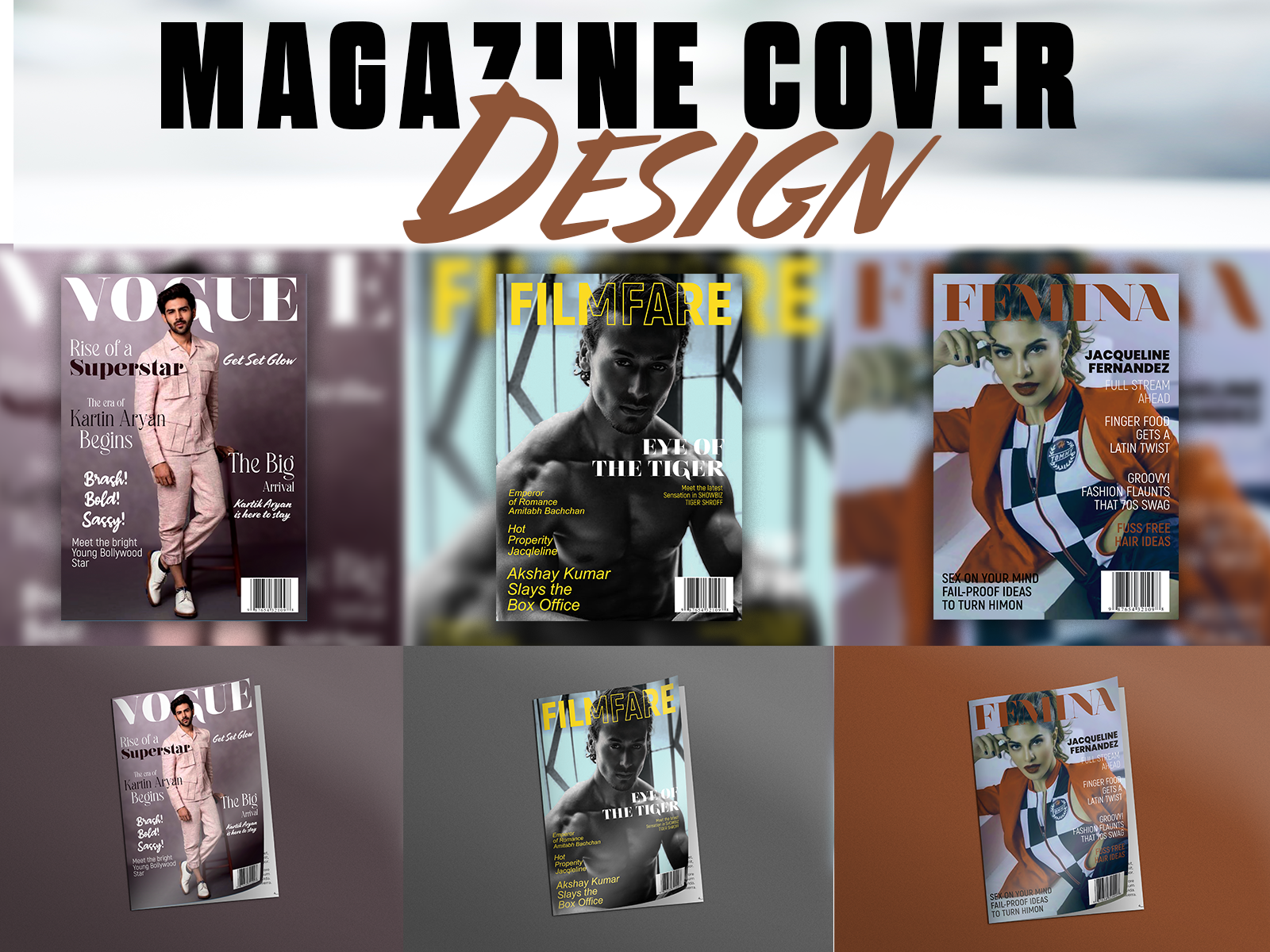 Trending & Modern Magazine Cover Design by a2graphics on Dribbble