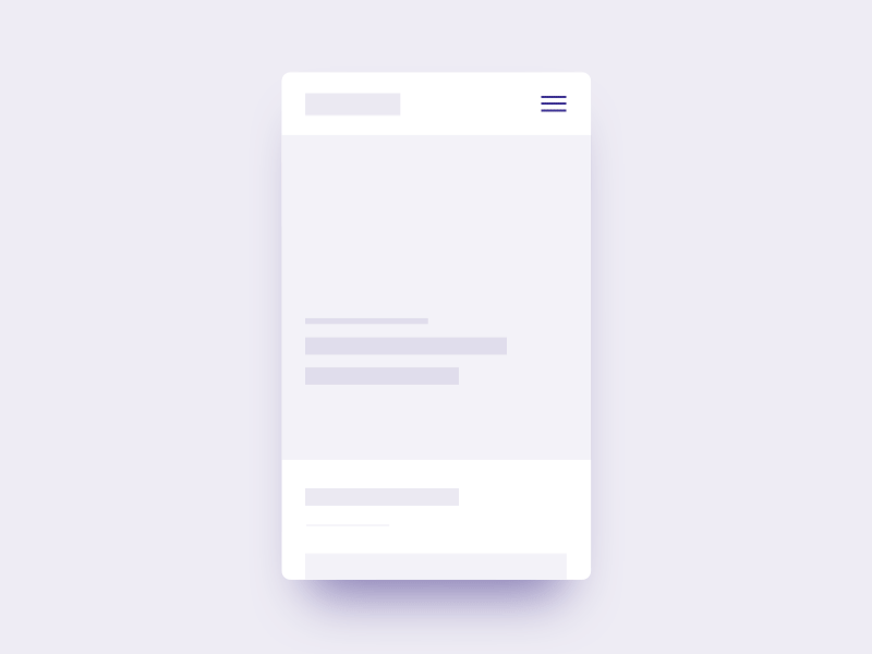 Mobile Menu by Knusperhanzel on Dribbble