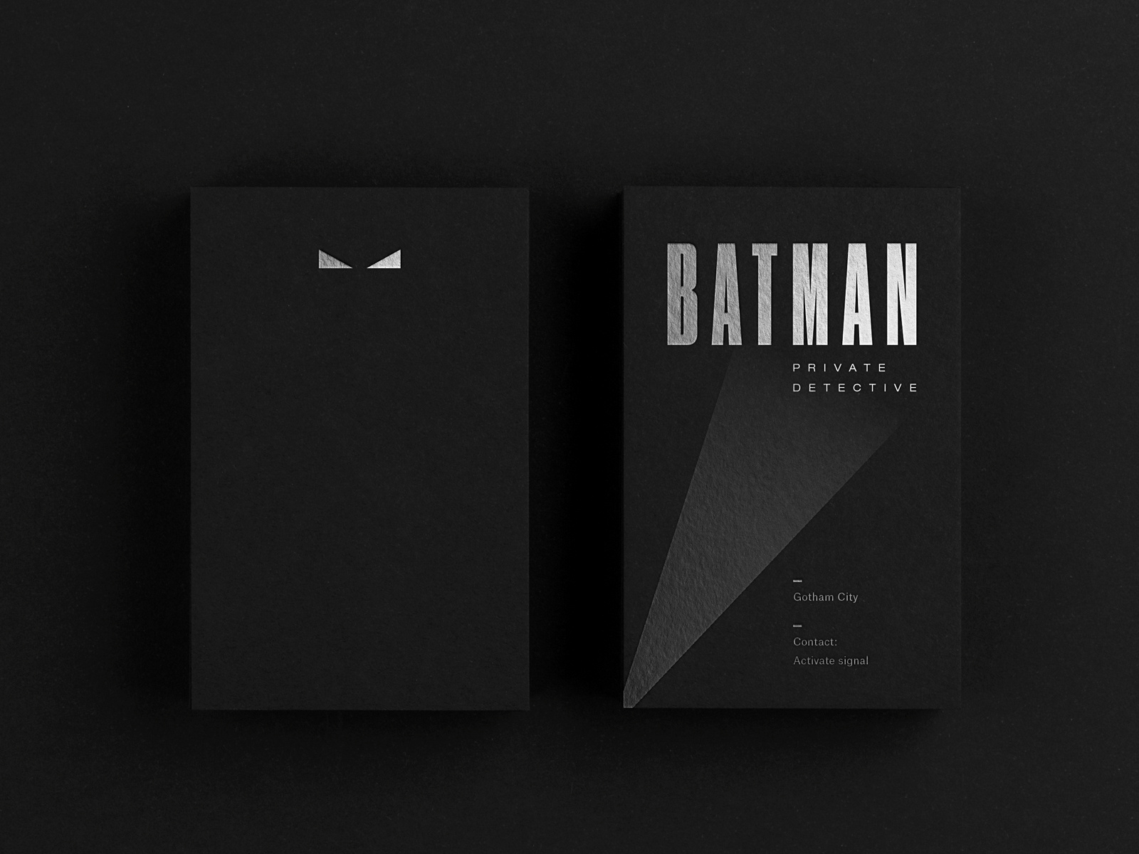 Batman Business Card by Regys Lima on Dribbble