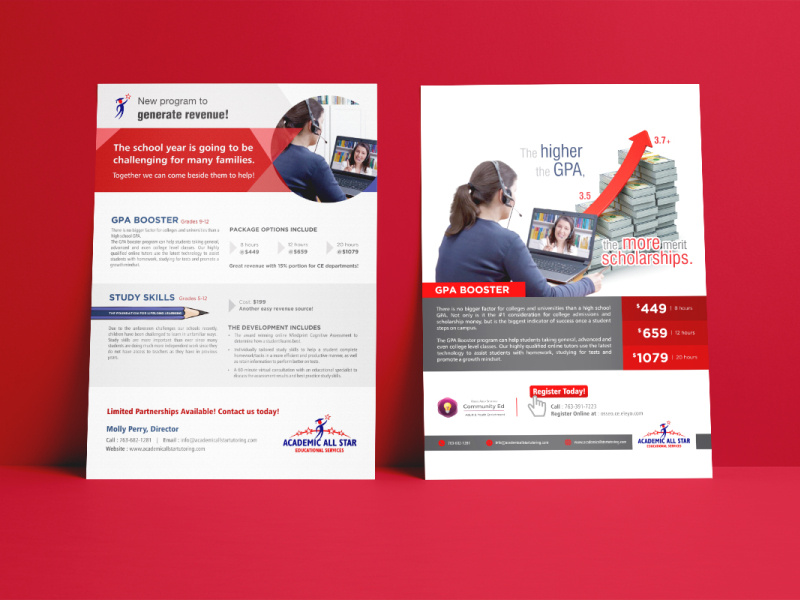 New Course Flyer by Farkhanda Shaikh on Dribbble