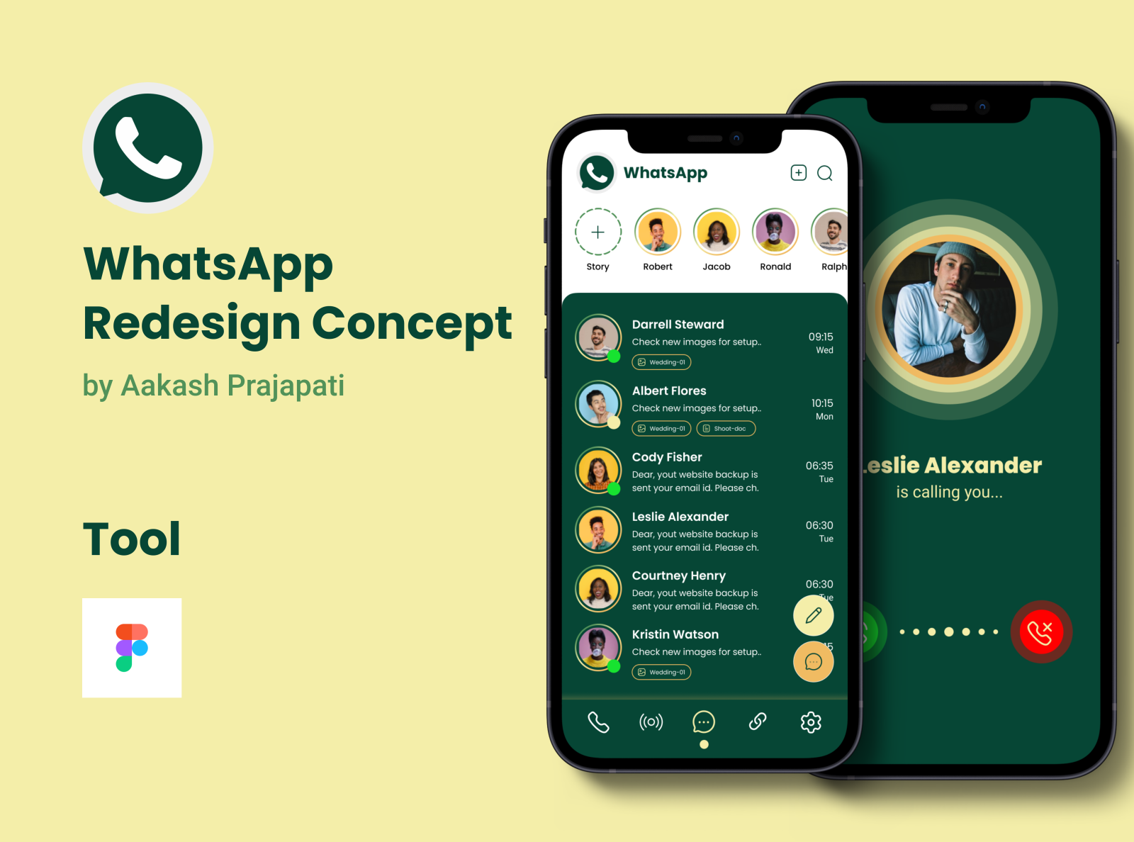 WhatsApp Redesign Concept by Aakash Prajapati on Dribbble