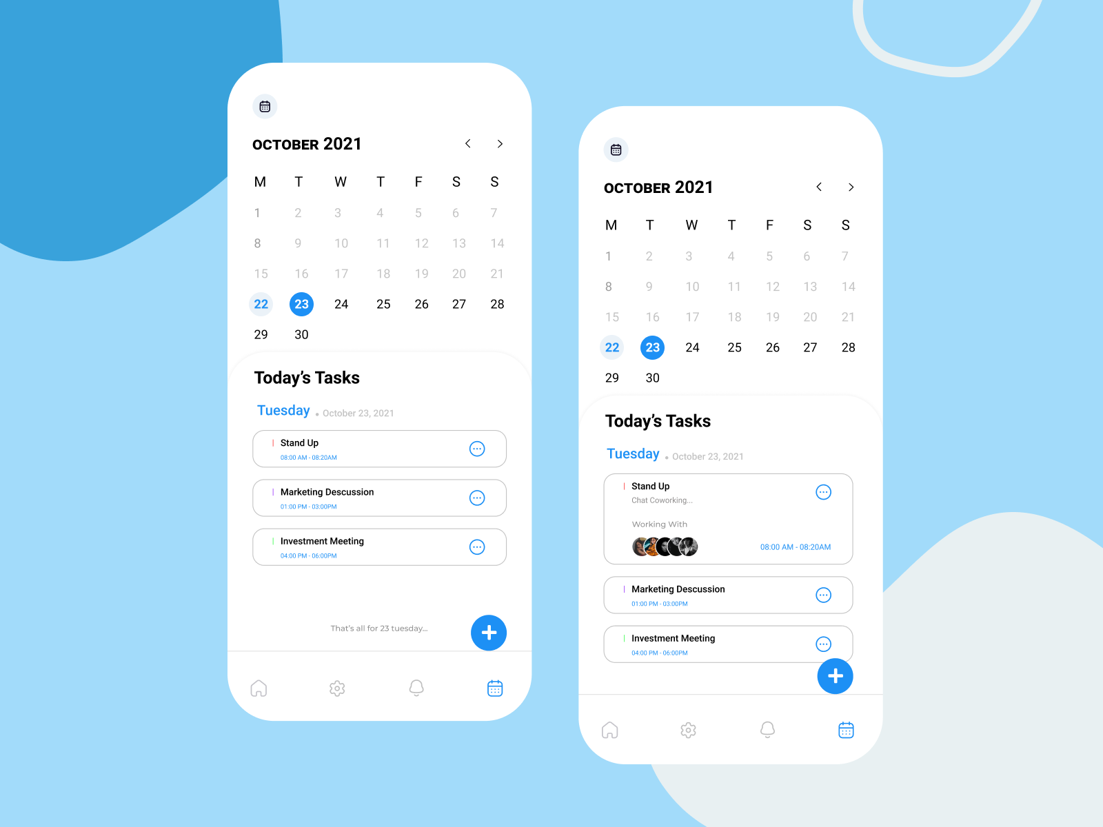 Calendar App by Nooshin Sheibani on Dribbble