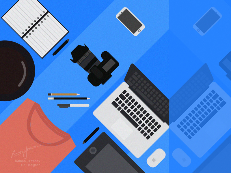 Top View by 尺卂爪卂几 on Dribbble