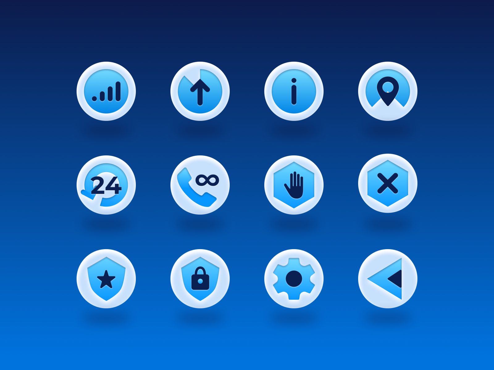 Icon set by Yulia on Dribbble
