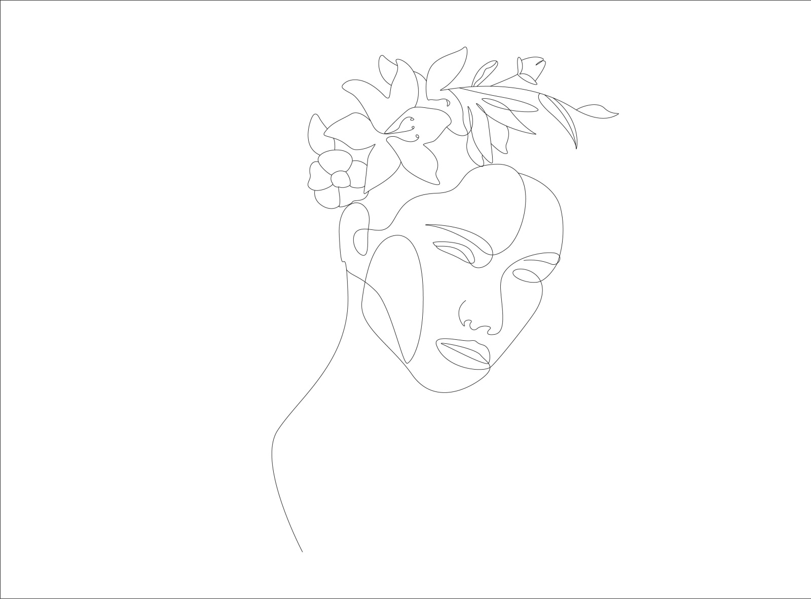 one line art by one line art_Nenson rolie on Dribbble