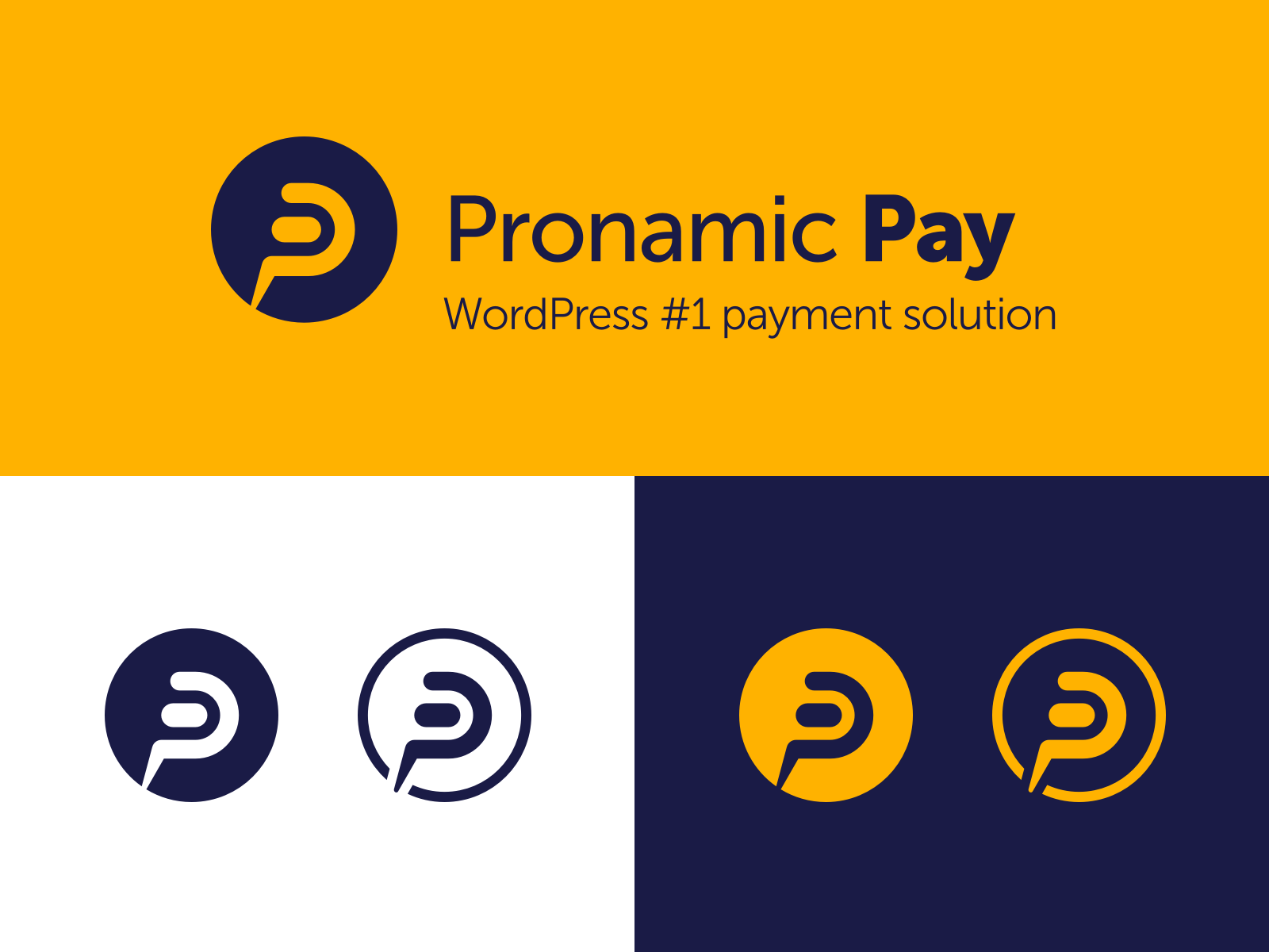 Logo design Pronamic Pay by Karel-Jan Tolsma on Dribbble