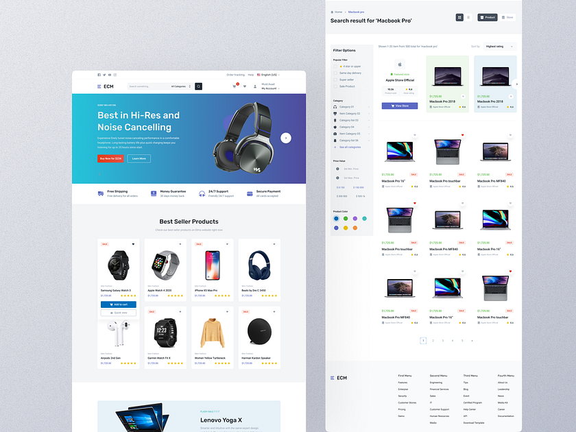 Ecommerce UI designs, themes, templates and downloadable graphic ...