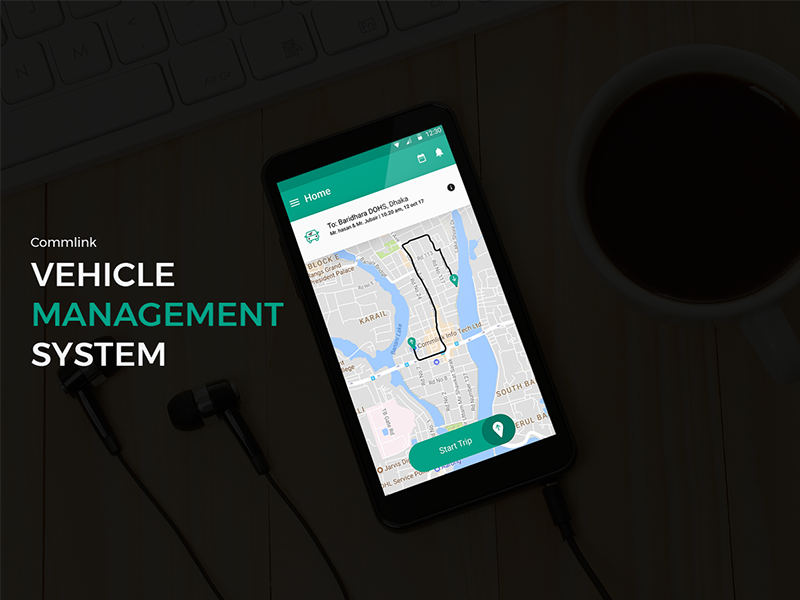 Commlink Vehicle Management System | Android App by Salman Hossain Saif on Dribbble