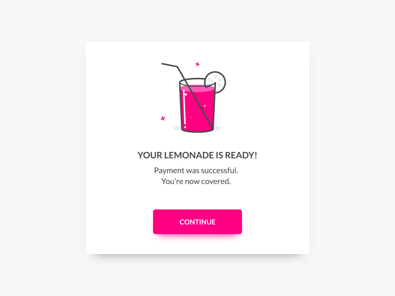 Your Lemonade Is Ready! by Gal Shir for Lemonade on Dribbble