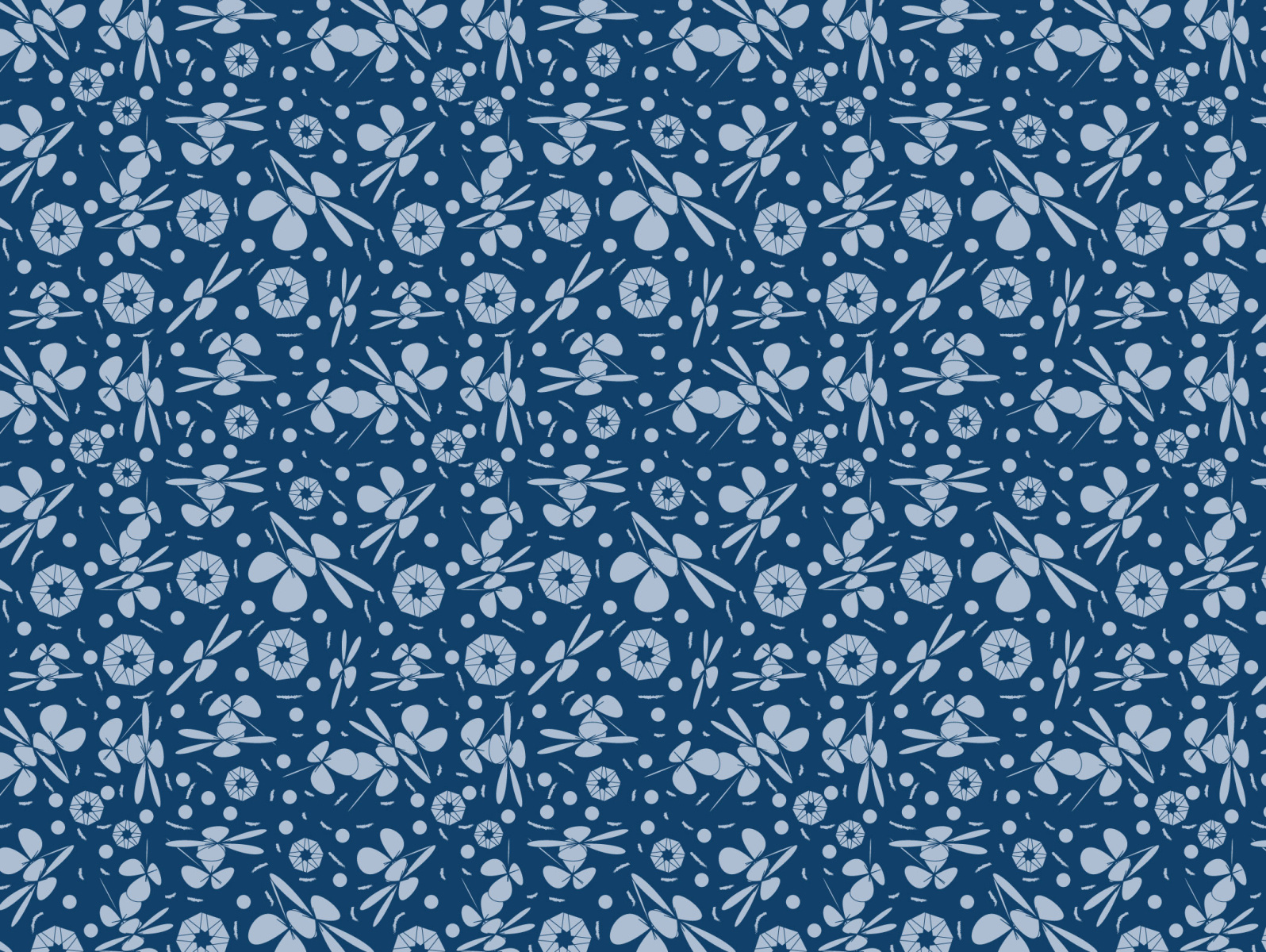 Blue seamless fabric pattern by HND Design on Dribbble