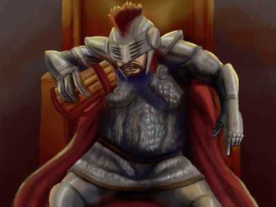 Fat Knight King - Digital Paint by Ahimsa Nandiwardhana on Dribbble