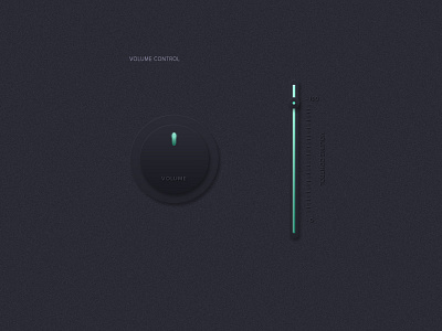Volume Control UI by Sidharth Rajah on Dribbble