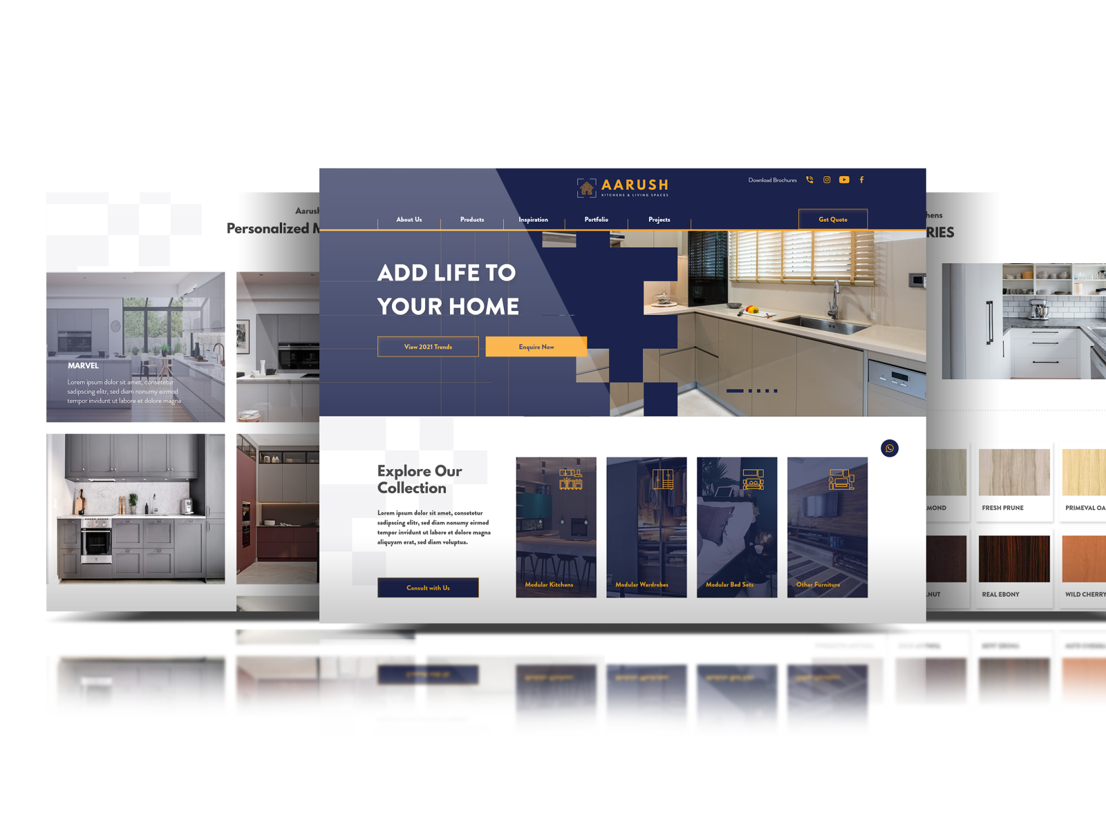 Interior consultants Website UI/UX Design by serin sageer on Dribbble Interior consultants Website UI/UX Design by serin sageer on Dribbble