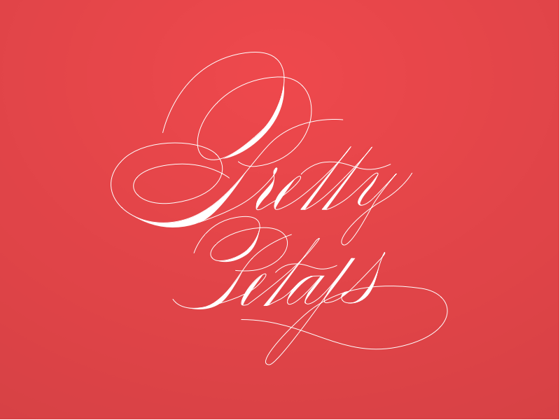 Pretty Script by John Yue on Dribbble