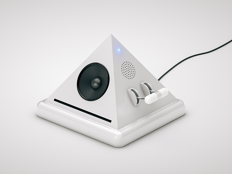 Speaker Pyramid by Frank J. Guzzone on Dribbble