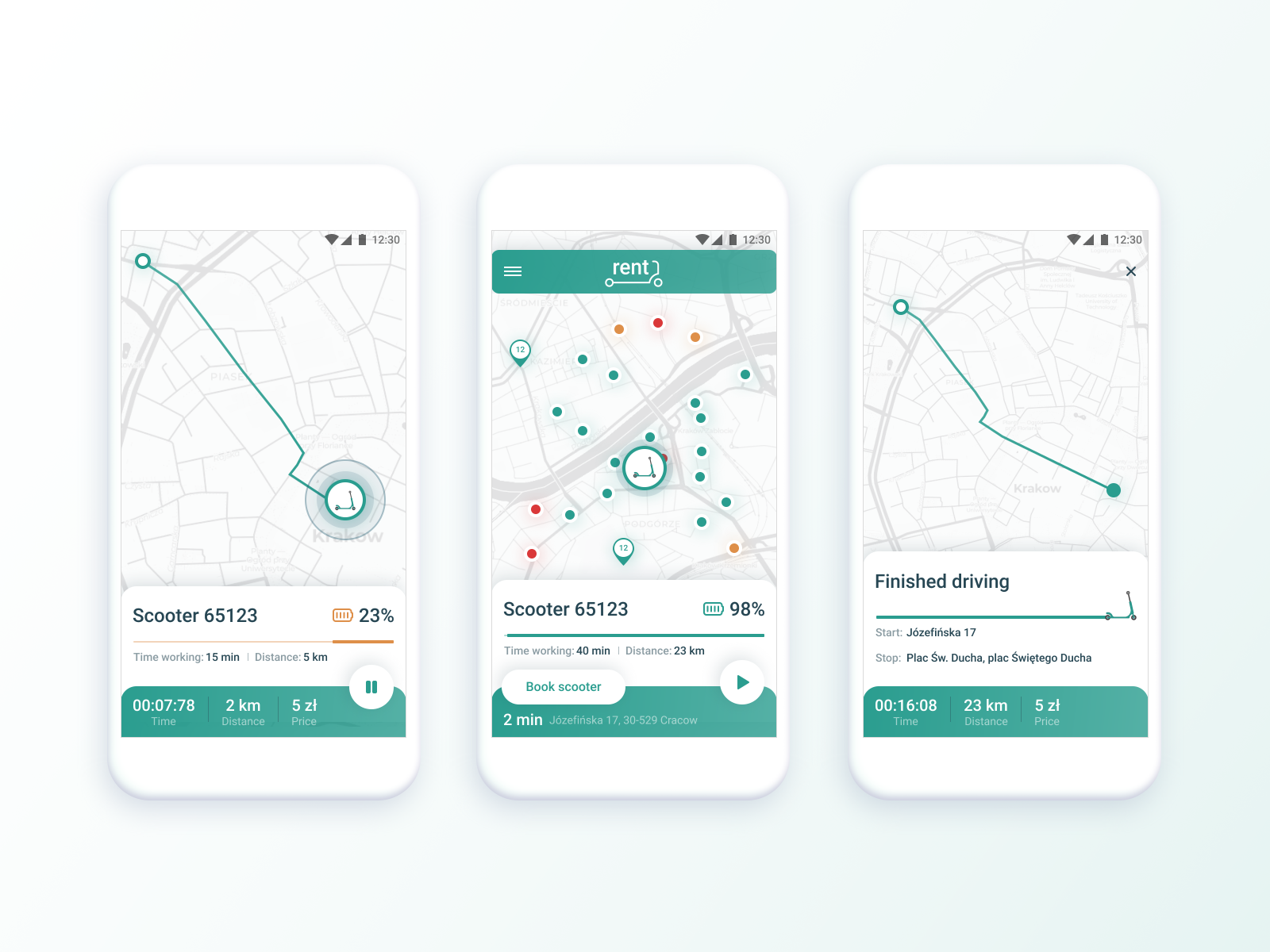 #DailyUI 020 Location Tracker by Emilia on Dribbble
