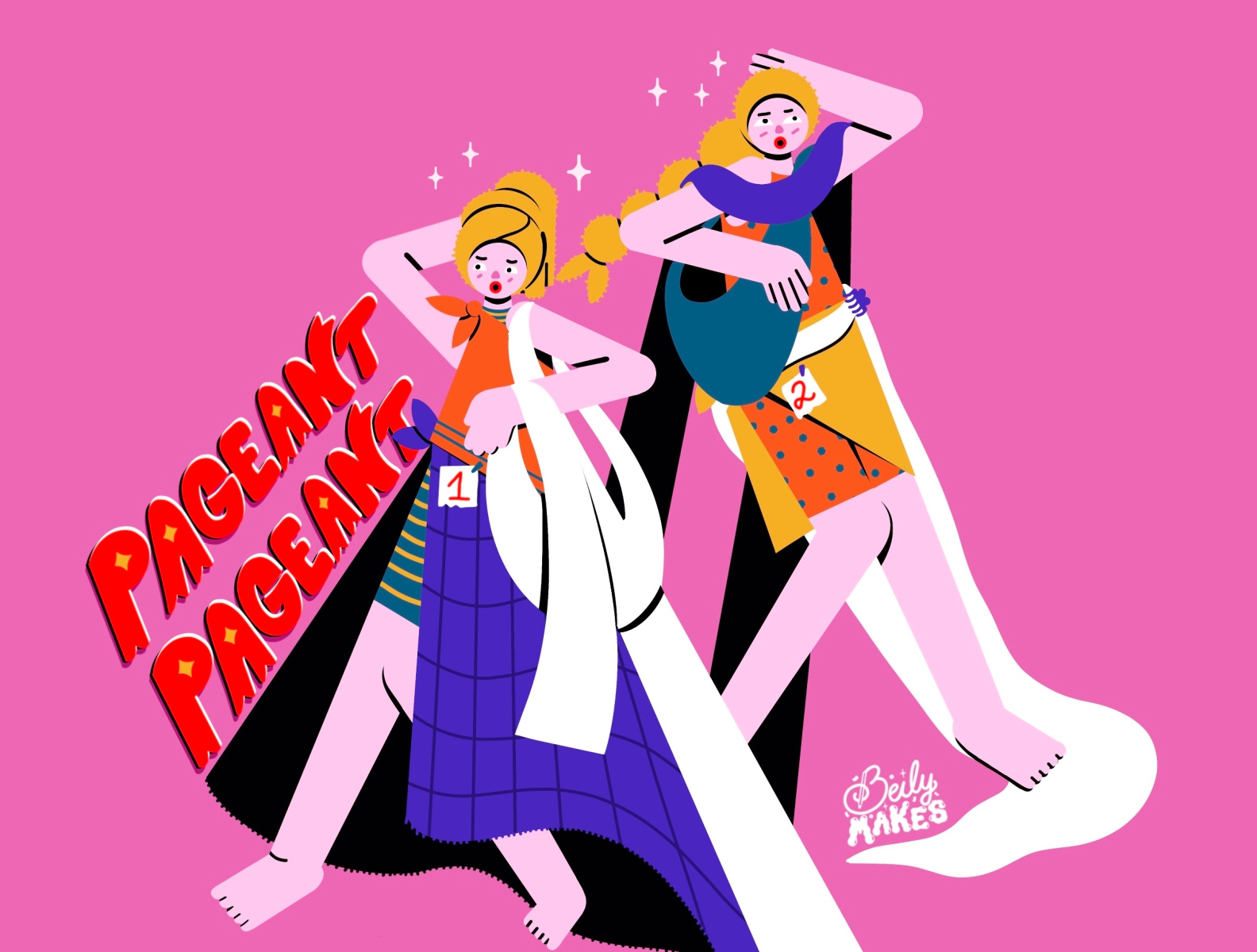 Pageant-Pageant by Bea Barros on Dribbble