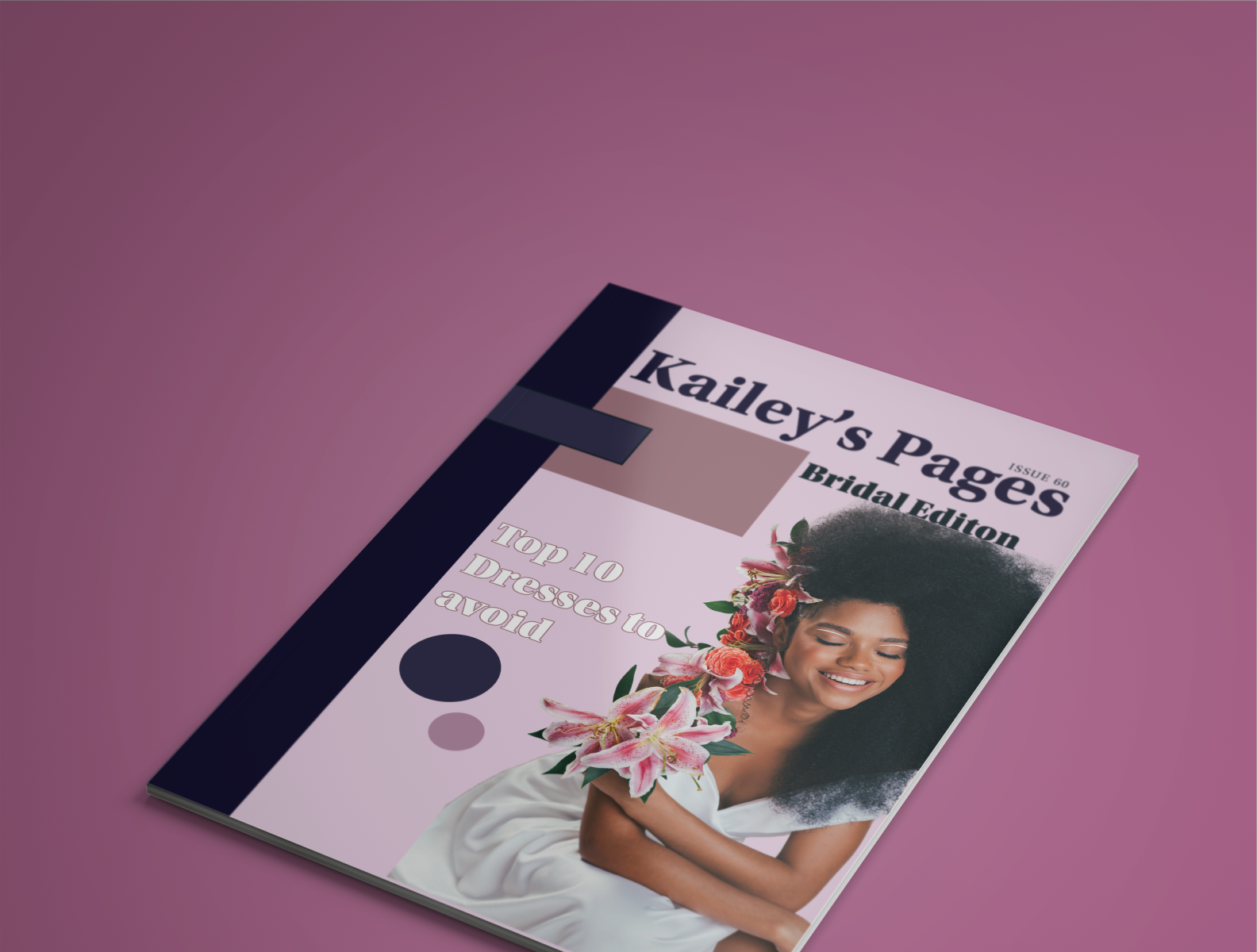 Kailey's Pages Magazine Bride Edition by Terreka Bailey on Dribbble