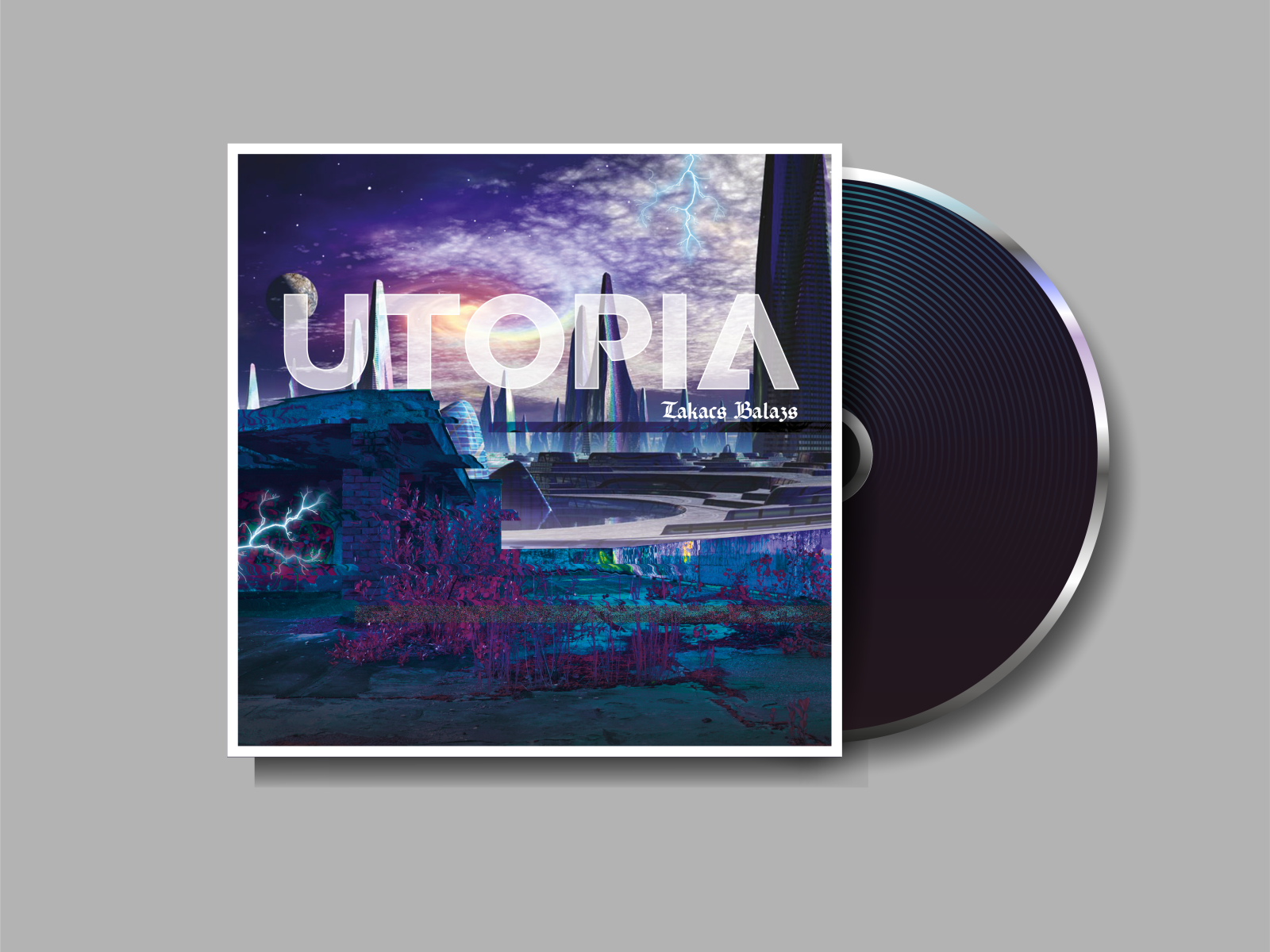 UTOPIA album cover by Agnes Zsiga on Dribbble