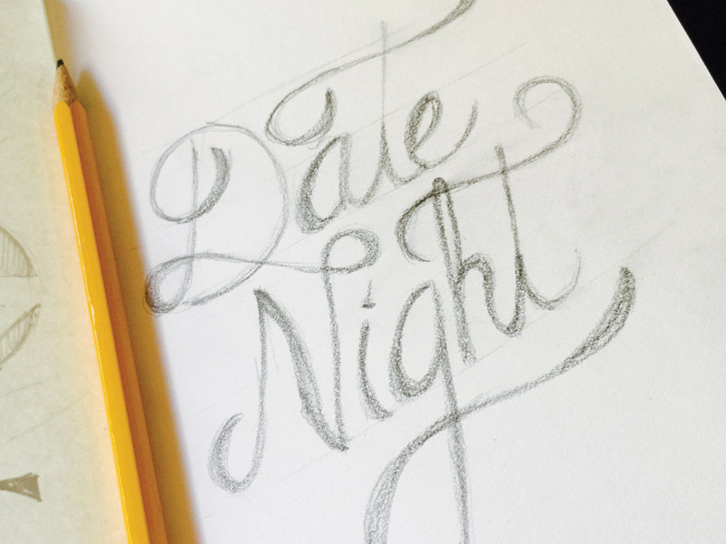 Date Night Typography by Rigo Gimenez on Dribbble