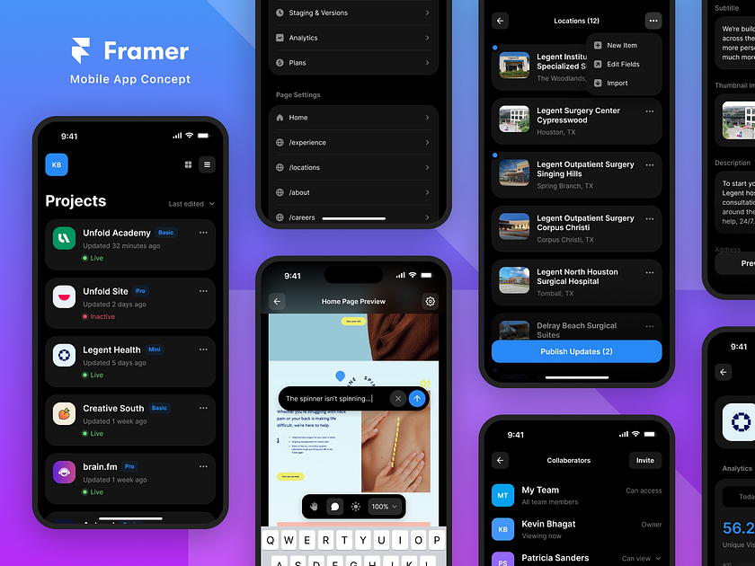Framer Mobile App Concept By Kevin Bhagat For Heyo On Dribbble