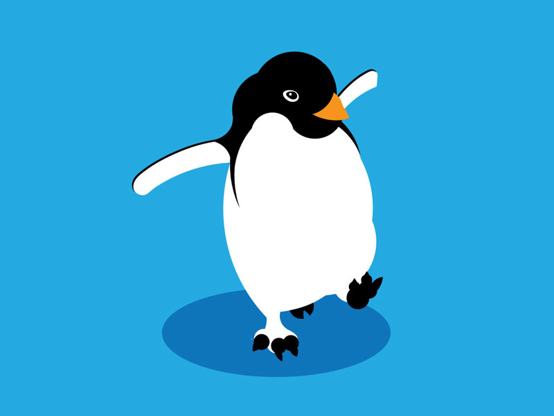 Penguin by david loblaw on Dribbble