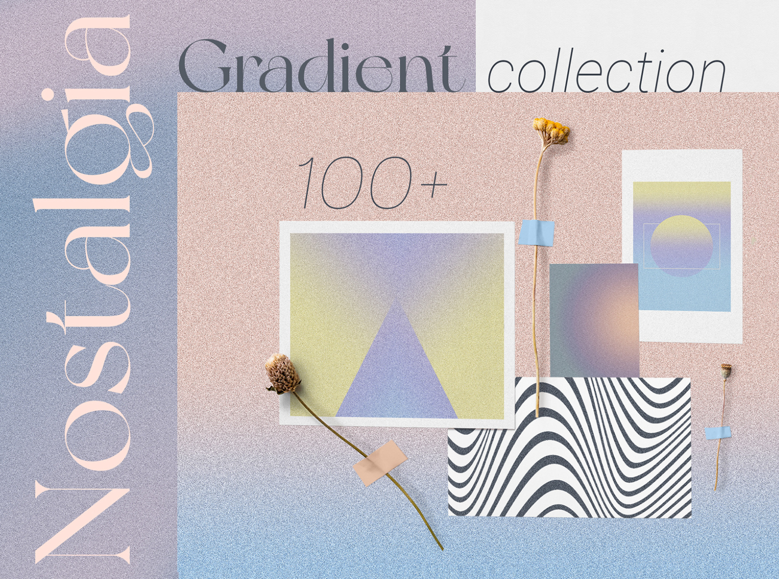 Nostalgia Gradient | Textures & Shapes | Lo-Fi Style by Oksana Trygub ...
