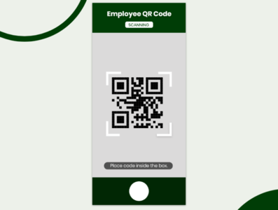 Employee QR Code scanner - The Scanning Page by Aremu Oreoluwa on Dribbble
