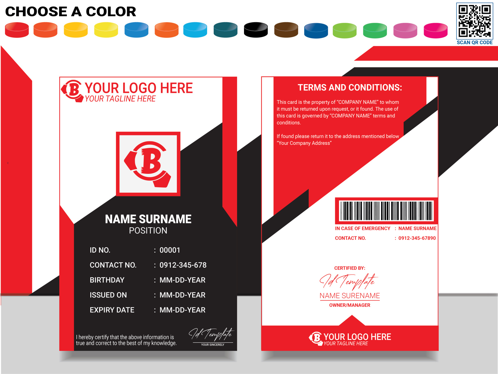 ID TEMPLATE DESIGN IDEAS by Christian Barber on Dribbble