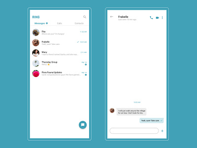 DAILY UI 013 - Direct Messaging by Robin Ravago on Dribbble
