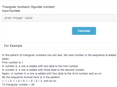 HOW TO USE THIS TOOL TRIANGULAR NUMBER CALCULATOR. by Victor Alex on ...