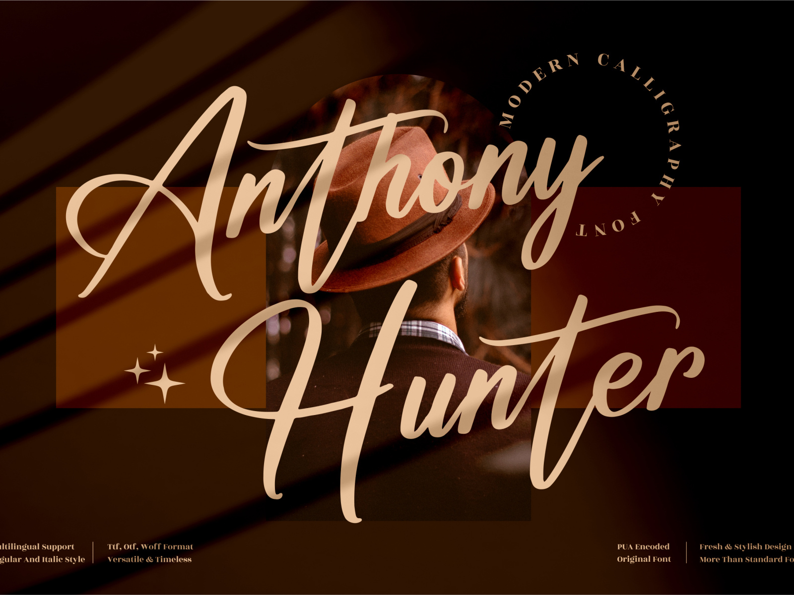 Anthony Hunter - Modern Calligraphy Font by Perspectype Studio on Dribbble