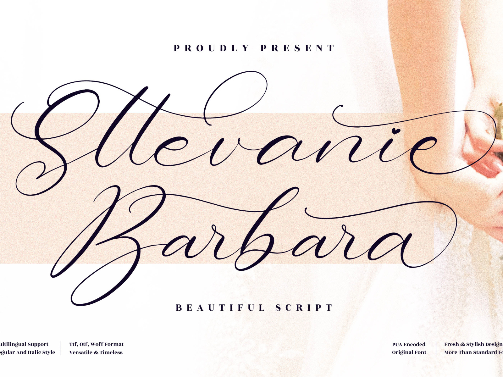 Sttevanie Barbara - Beautiful Script Font by Perspectype Studio on Dribbble