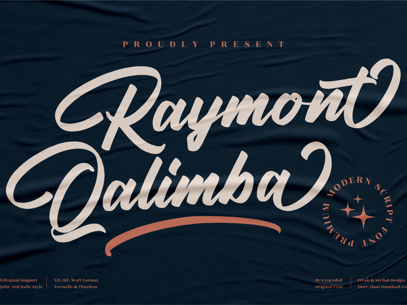 Raymont Qalimba - Modern Calligraphy Font by Perspectype Studio on Dribbble