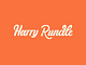 Harry Rundle logotype by Nikita Bauer on Dribbble