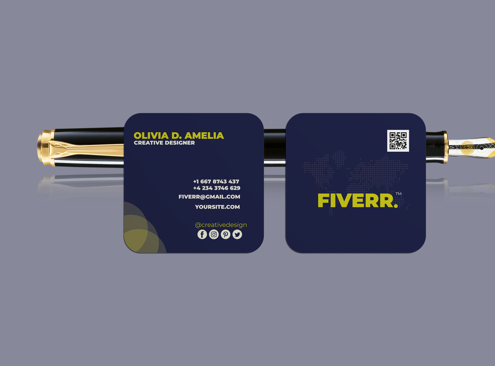 Business card design by Sojib Ahmed on Dribbble