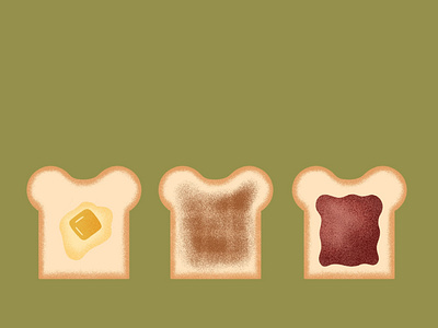 Toast Pattern by Alex Deavers on Dribbble