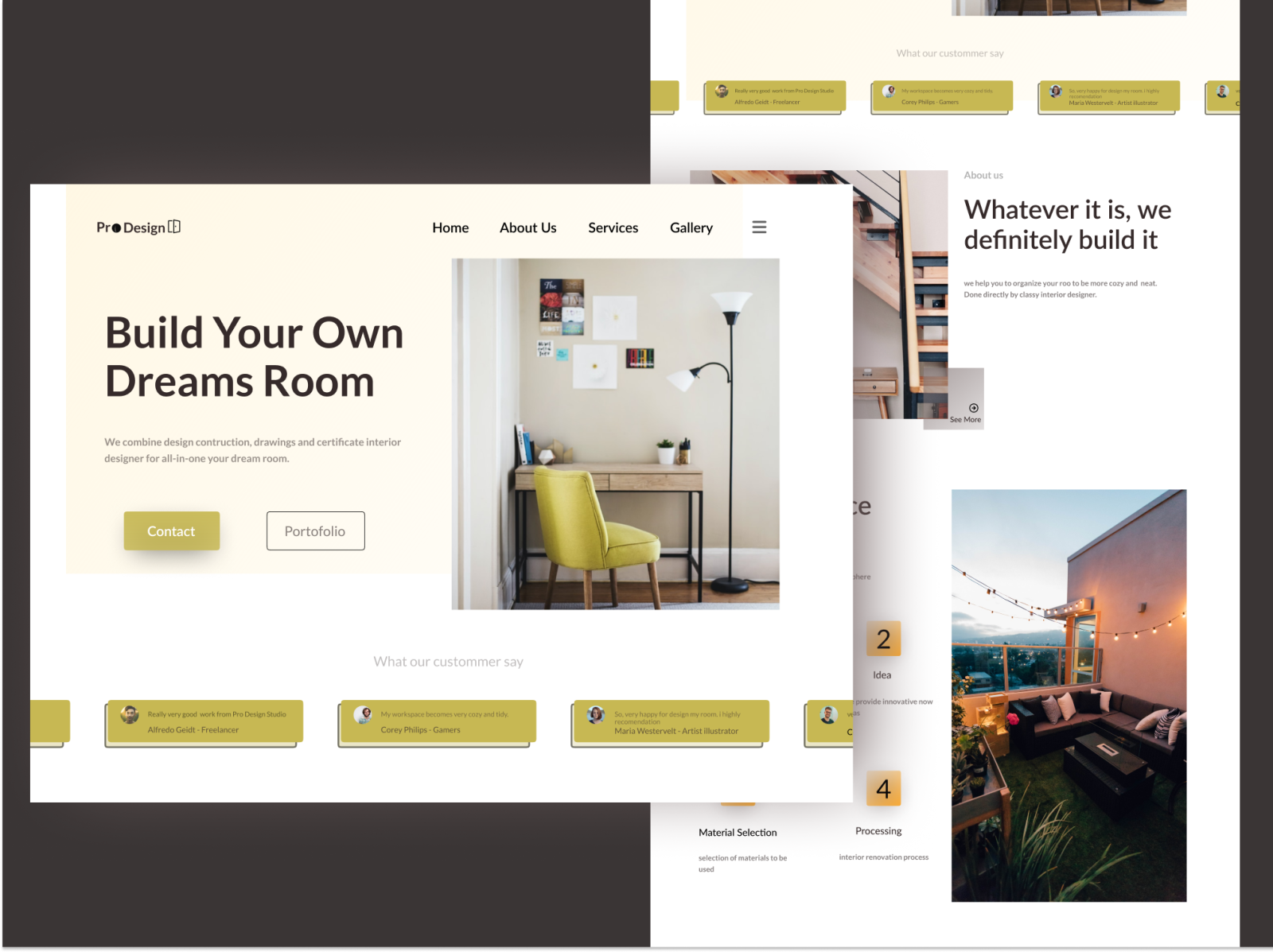 Architecture Landing Page by Zaith Hatta on Dribbble