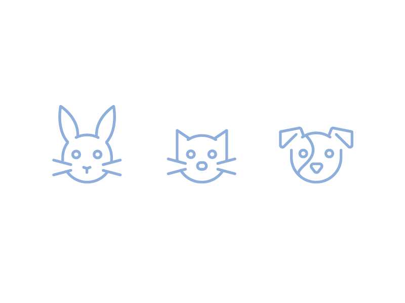 Humane Society Icons Part 2 by Hannah Alspaugh on Dribbble