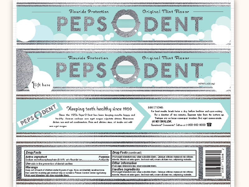 Toothpaste Packaging &:D by Tanya Brassie on Dribbble