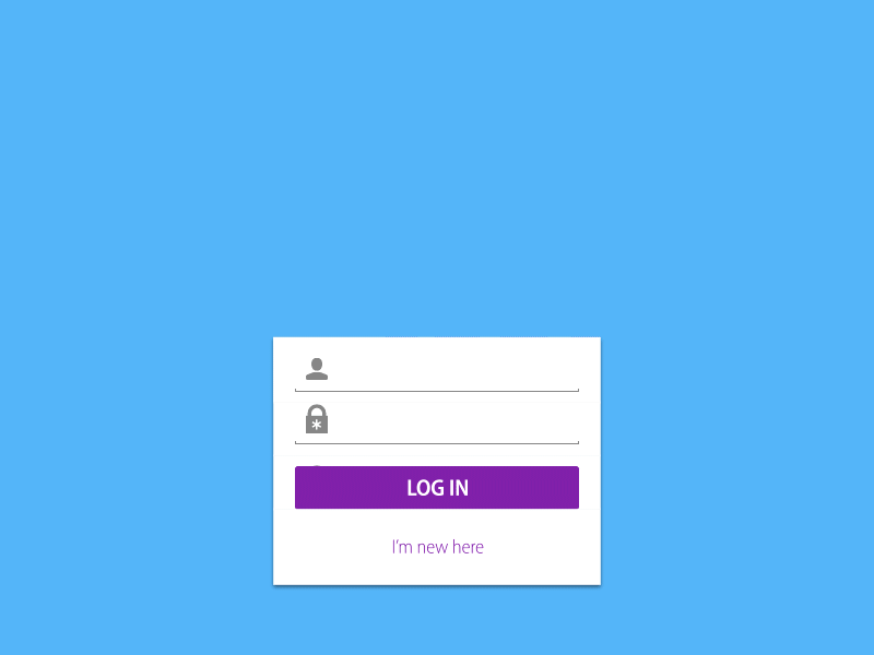 Register form animation by limpa on Dribbble