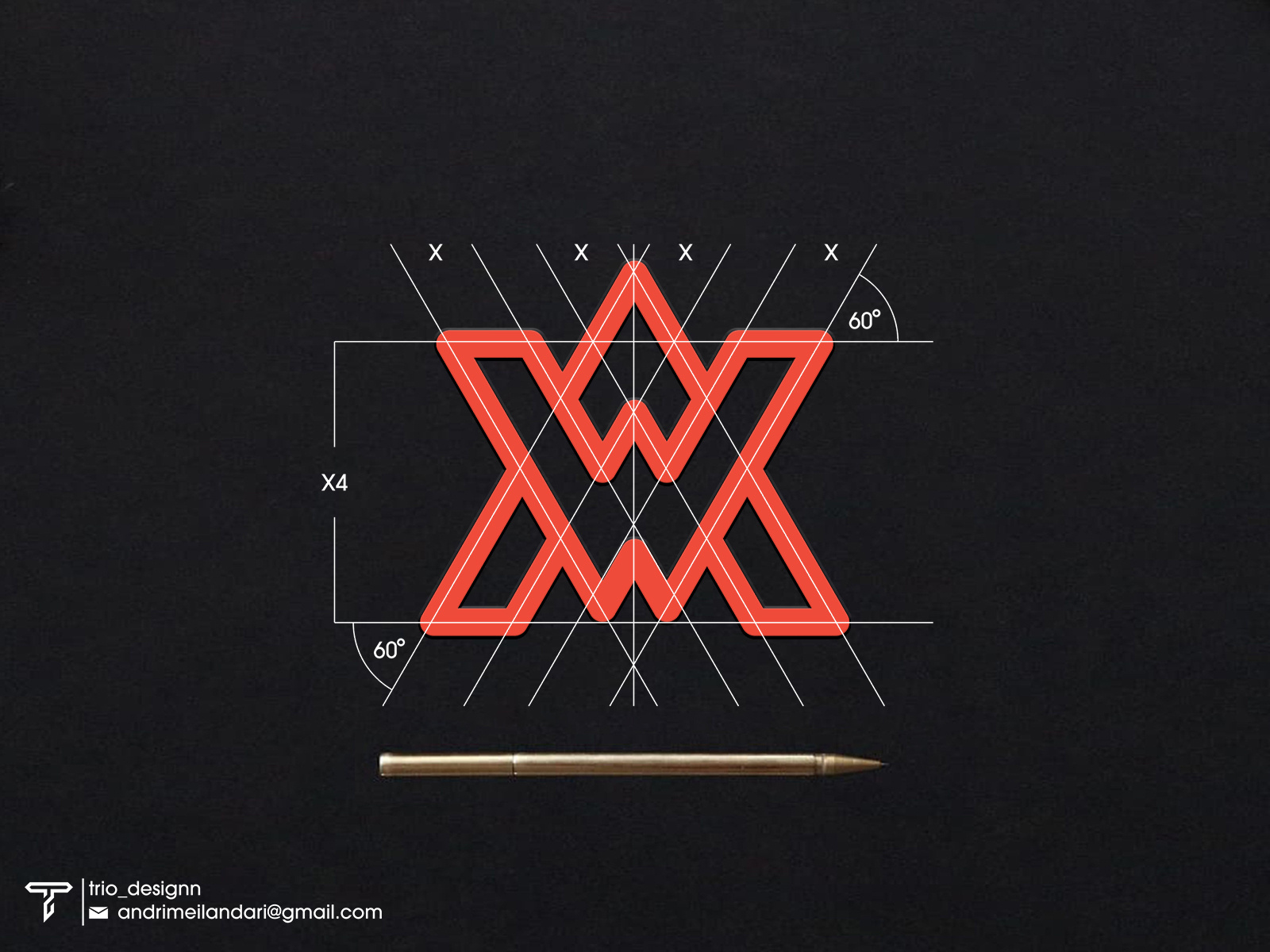 WA Monogram Logo by trio_designn on Dribbble