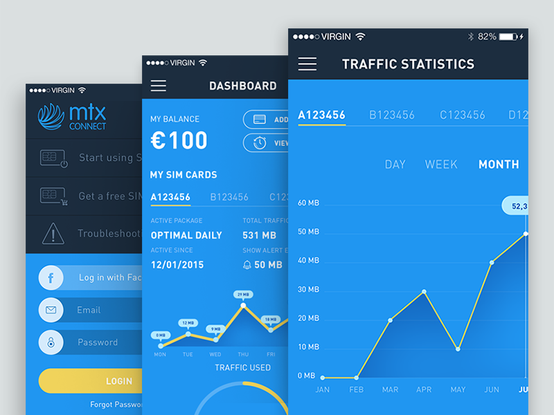 MTX Connect by UXpresso on Dribbble