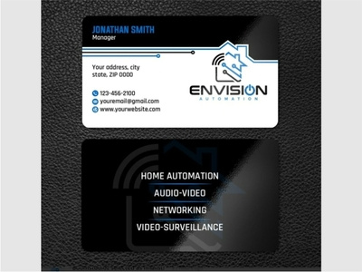 Business card by Global Tech on Dribbble