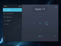 CiderTV: Apple TV remote app for OS X by Anton Tkachuk on Dribbble