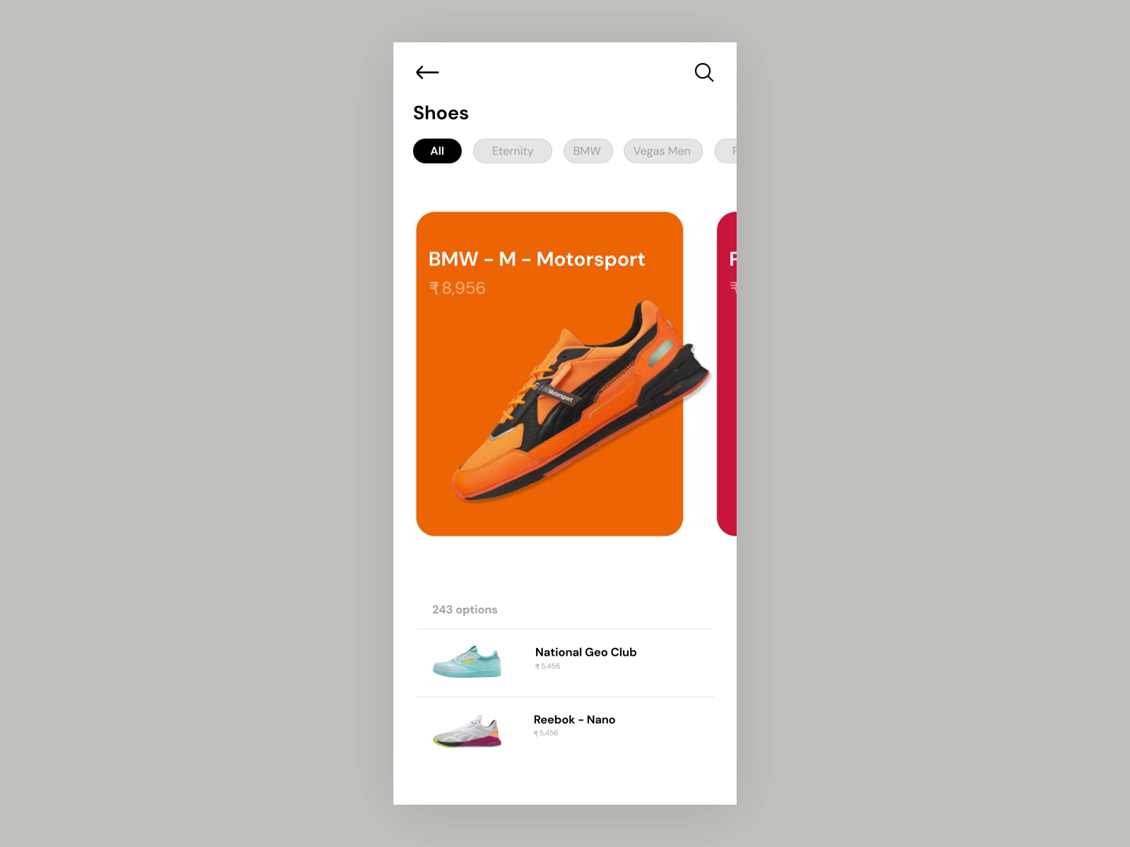 Parallax Ui Animation In After Effects By Vignesh Kamath On Dribbble