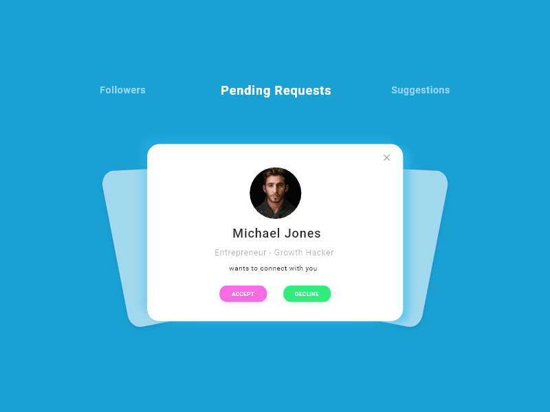 Pending Invitation UI by darius95 on Dribbble