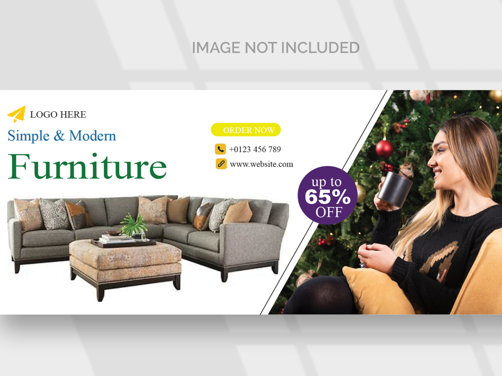 Simple and Modern Furniture Banner Design by Emdadul8211 on Dribbble